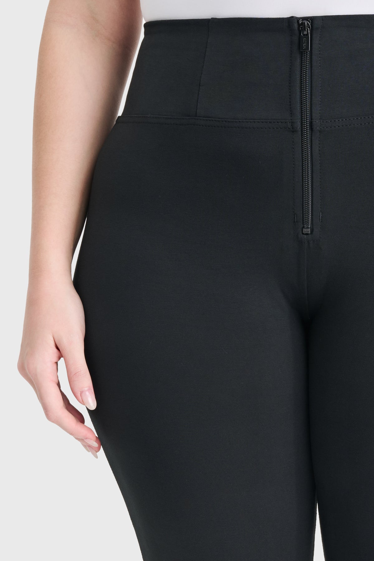 Black High Waisted Full Length WRUP Fashion Pants | Freddy Australia